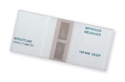 Economical Hemacytometer with Cover Slips, Dual Chamber from Cole ...