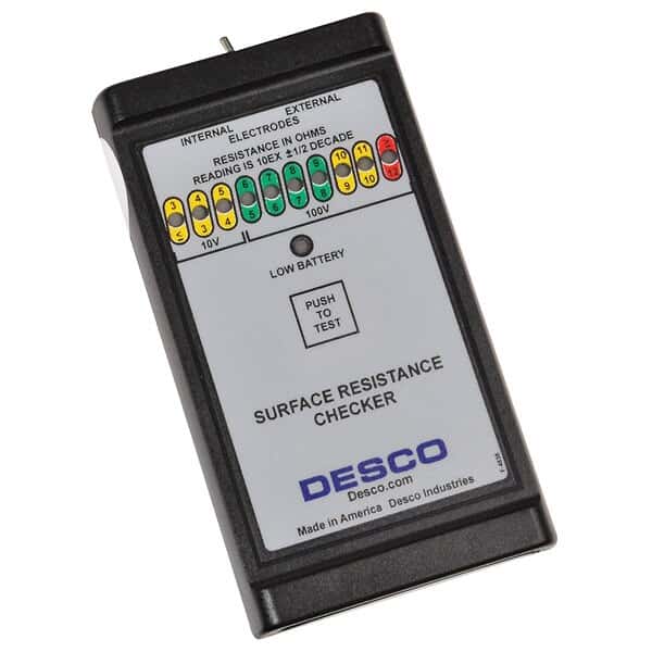Desco 19640 Surface Resistance Checker with NIST Calibration ...