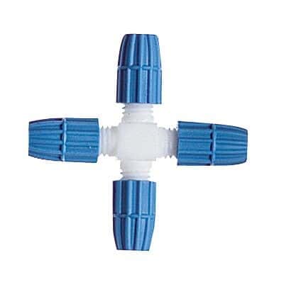 Diba Multiport connector; 4-way; tube OD, 1 to 4 mm from Cole-Parmer India