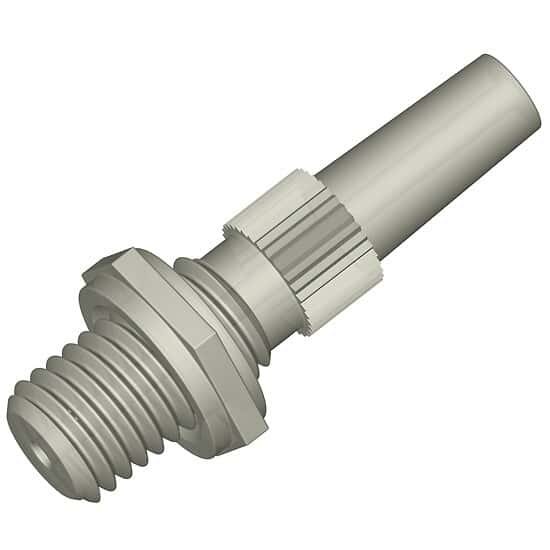 Diba Omnifit® Port Adapter, 1/4"-28 UNF(M) to male Luer slip tip; 1/ea ...