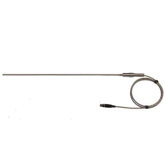 Digi-Sense RTD Probe, 100 Ohm, 3-ft SS Braid Cable; 12" L from Cole-Parmer