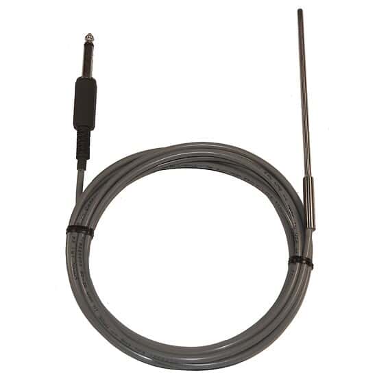 Digi-Sense Thermistor Probe, Stainless Steel, 5/32" Dia, 4.5" L, Phono ...