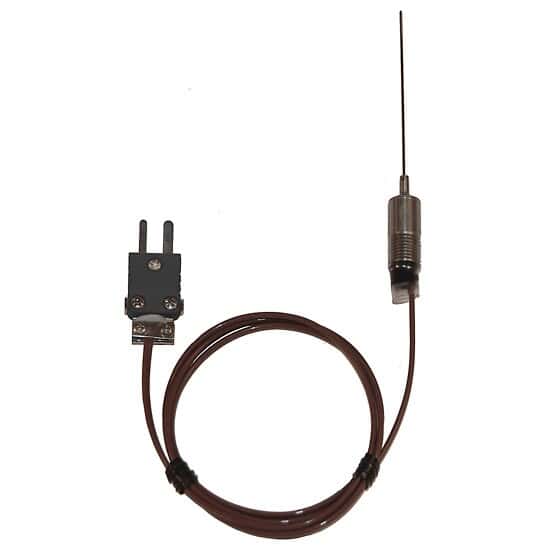 Digi-Sense Type-J Needle Microprobe Mini-Connector, 0.75" L .020 Dia ...