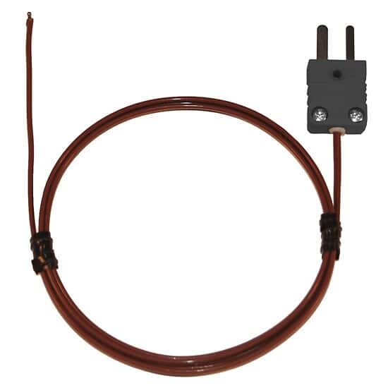 Digi-Sense Type-J Pvc-Insulated Probe Exposed Tip Mini-Connector ...