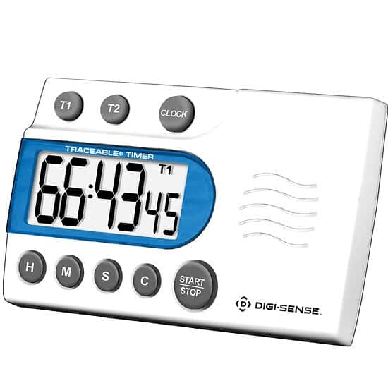 Digi-Sense Traceable Extra-Loud Digital Clock/Timer with Calibration ...