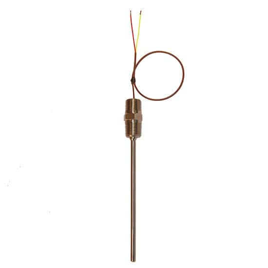 Digi-Sense Type J Ind Thermocouple Probe Probe 6" L, 12" Ext .250 Dia ...