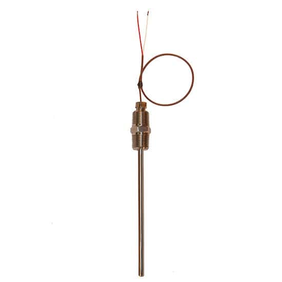 Digi-Sense Type K Spring Loaded Ind Thermocouple Probe Probe 4" L, 12 ...