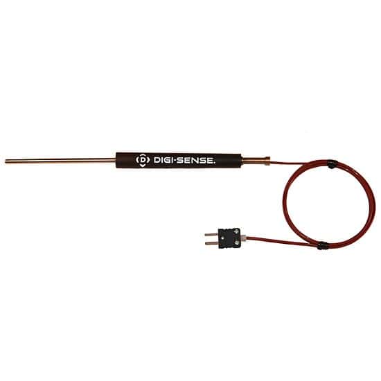 Digi-Sense Type J Economic Handle Thermocouple Probe with Mini ...