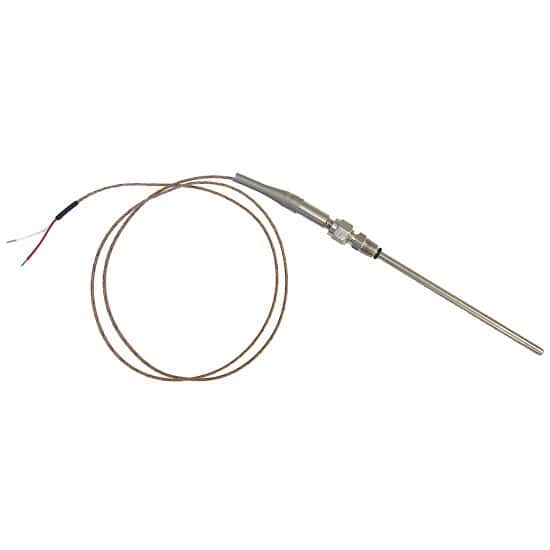 Digi-Sense Temperature Probe, Type J, 10" L, 1/8" Dia, Fiberglass ...