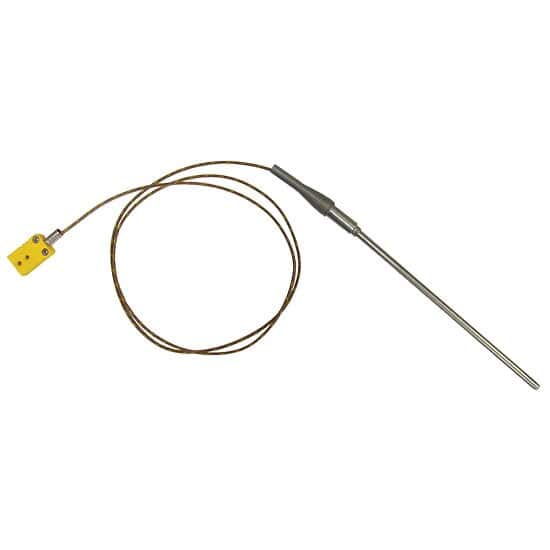 Digi-Sense Probe Type-K 24" L Hi-Tmp Fb Thermocouple Probe from Cole-Parmer