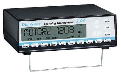 Digi-Sense 12 Channel Scanning Benchtop Thermometer, 115 V from Cole-Parmer