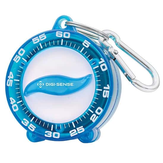 Digi-Sense Pocket Timer; 5 Minute Markings and Transparent Housing from ...