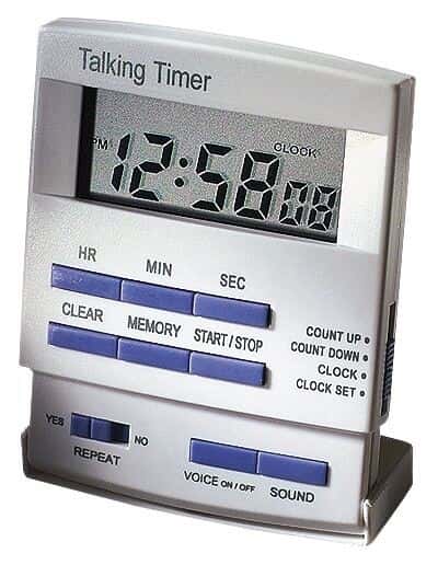 Digi-Sense Talking 1-Channel Digital Clock/Timer from Cole-Parmer ...