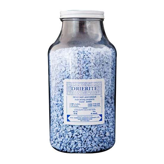 Drierite 22005 Indicating Desiccant, 6 Mesh; 5 lb Jar, 4/CS from Cole ...