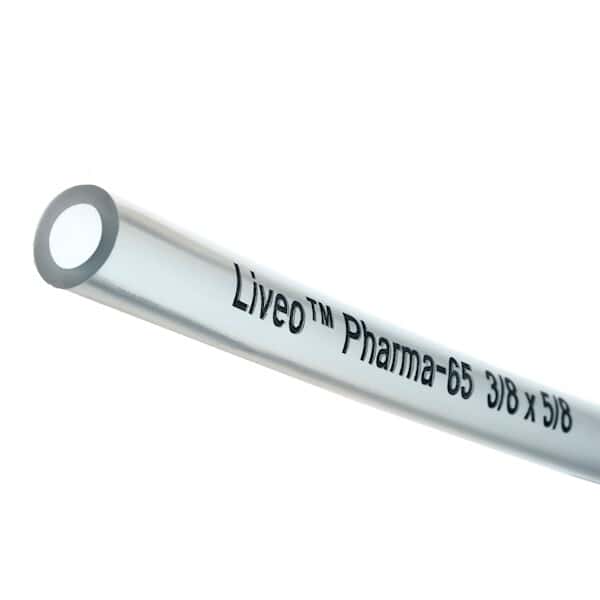 DuPont Liveo Pharma-65 Platinum-Cured Silicone Tubing, 1/4" ID x 7/16 ...