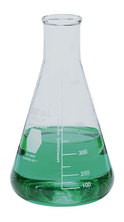 DWK Life Sciences (Kimble) 26500-500 Erlenmeyer Glass Flask, 500 mL ...