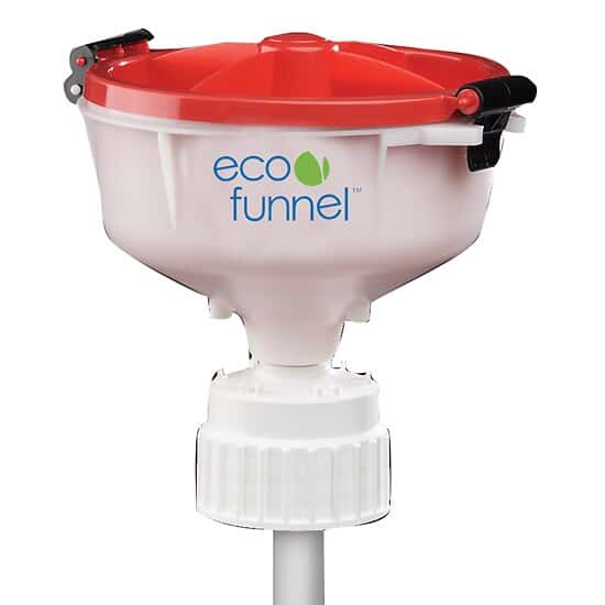 ECO Funnel Solvent Safety Funnel with 83B Nalgene® Cap Adapter; 8" dia ...