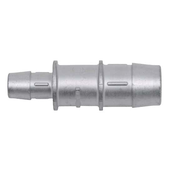 Eldon James Hose Barb Fitting, Straight Reducer, Stainless Steel, 1/4 ...