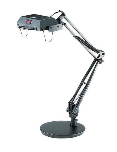 Electrix High-intensity halogen task lamps with weighted base; 8"OD; 32 ...