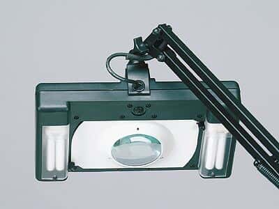 Electrix 7456 BLACK Wide-View Illuminated Magnifier, Add-on Auxiliary ...