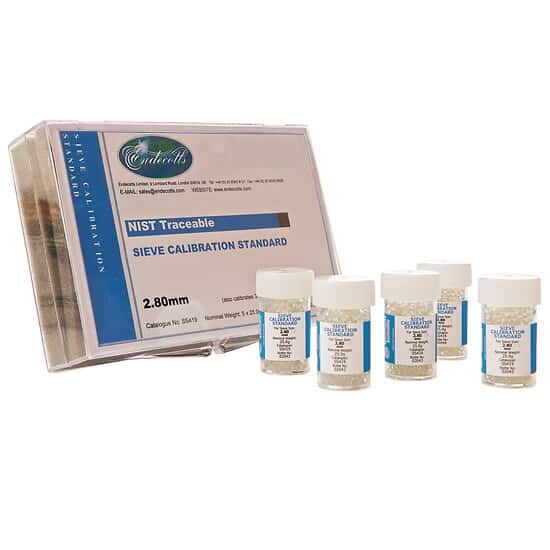 Endecotts ZSICSA-.038 Sieve Calibration Standard, soda-lime glass, 400 ...