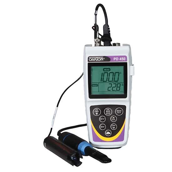 Environmental Express Oakton PD 450 Waterproof pH/DO Portable Meter ...