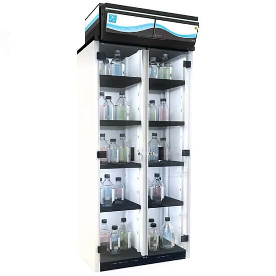 Erlab CaptairStore 834 V1 Filtering Chemical Storage Cabinets with Double Doors, 35" W; 80 to ...