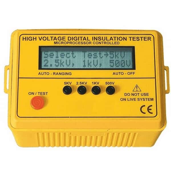 Extech 380375 High Voltage Insulation Tester from Cole-Parmer