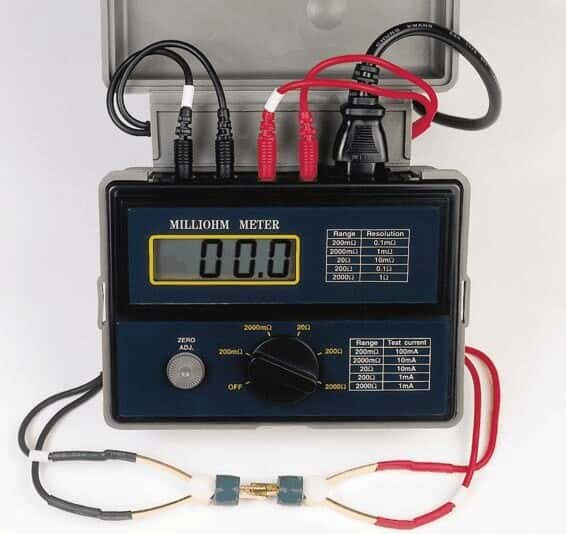 Extech 380460 Precision Four-Wire Milliohm Meter, 110 VAC, 60 Hz from ...