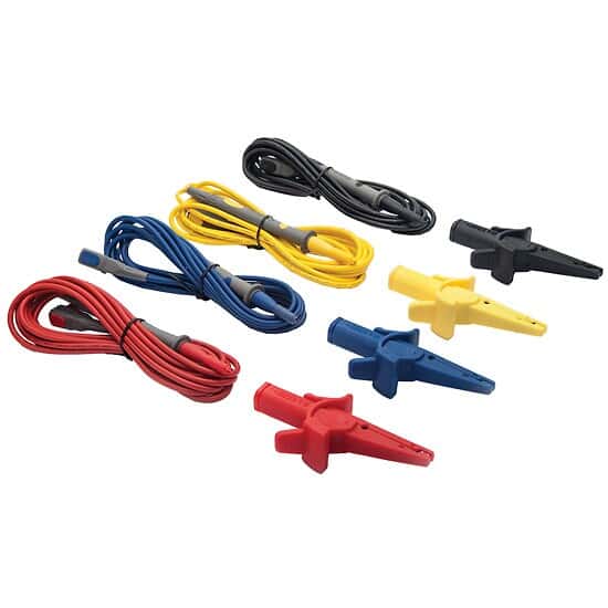 Extech 382000 Voltage Test Leads with Alligator Clips (4 leads) from ...
