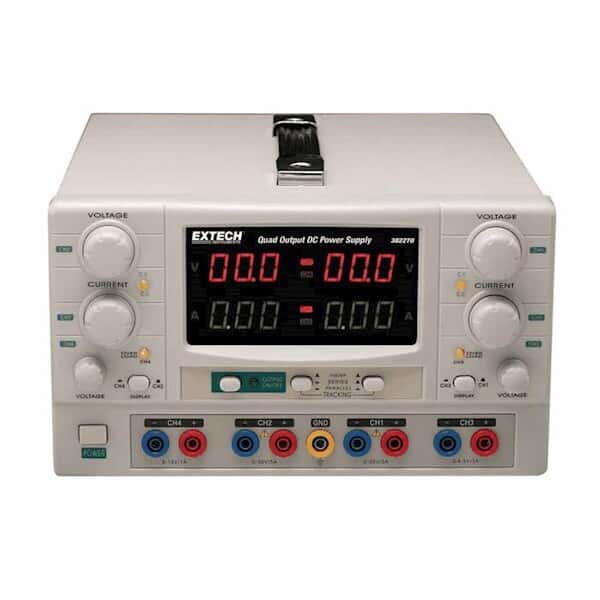Extech 382270 Quad Output DC Power Supply from Cole-Parmer