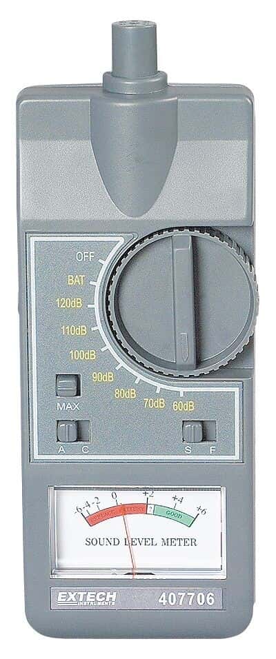 Extech 407706 Analog Sound Level Meter from Cole-Parmer United Kingdom