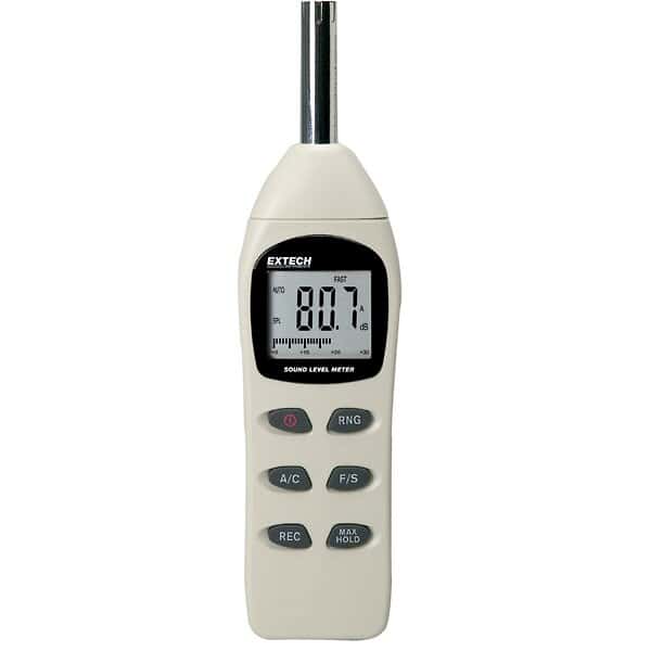 Extech 407730 Digital Sound Level Meter; 40 to 130 db from Cole-Parmer