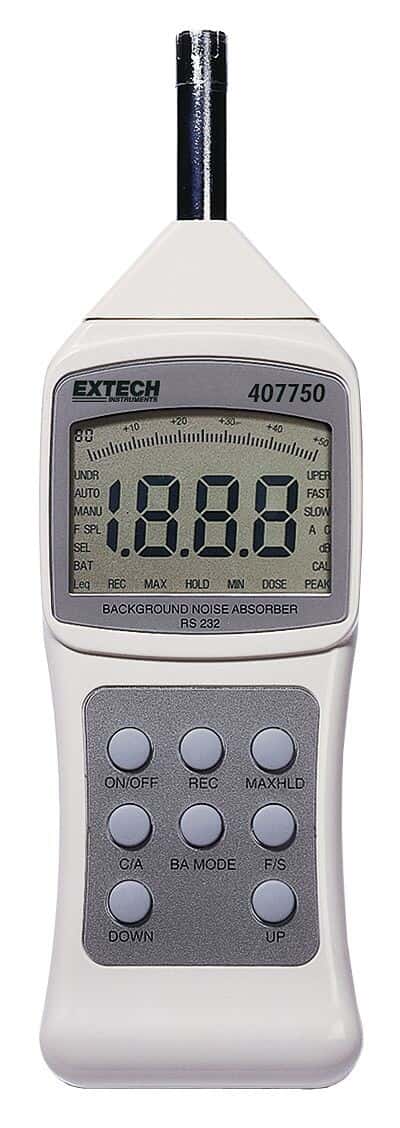 Extech 407750-NIST Integrating Sound Meter with RS-232 and NIST ...