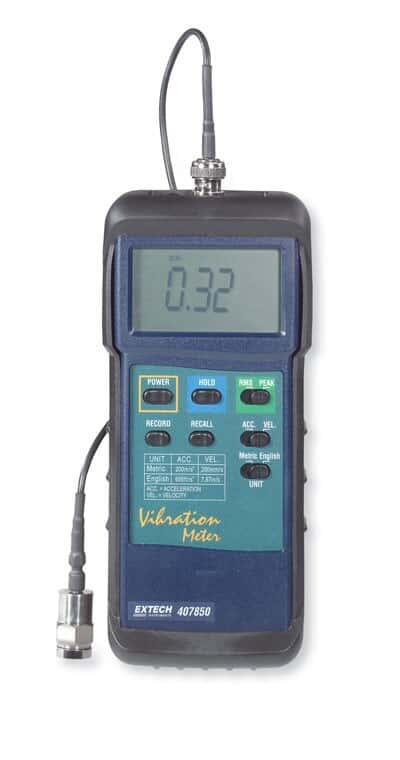 Extech 407850 Heavy Duty Vibration Meter from Cole-Parmer