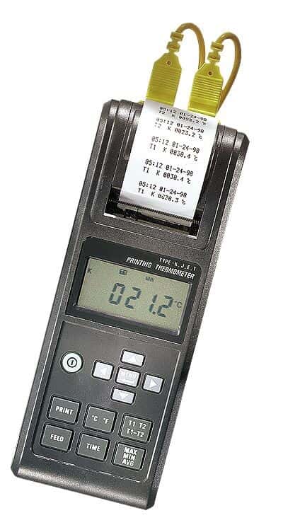Extech 422324 Dual-Input Printing Thermometer from Cole-Parmer