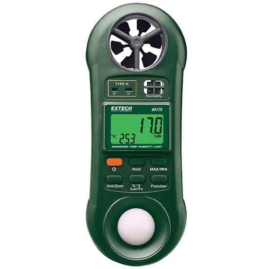 Extech 45170 4 in 1 Environmental Thermoanemometer from Cole-Parmer India