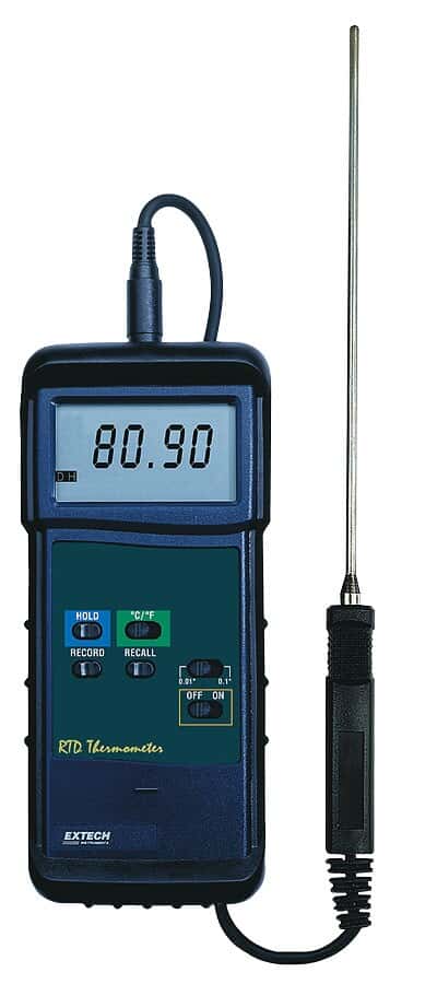 Extech Air Temperature RTD Probe, -200 to 400°C from Cole-Parmer