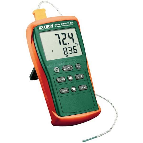 Extech EA11A Easyview Thermocouple Thermometer - Single Channel from ...