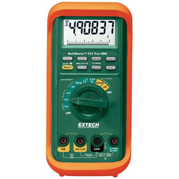 Extech MM570 Precision Multimeter with Temperature from Cole-Parmer