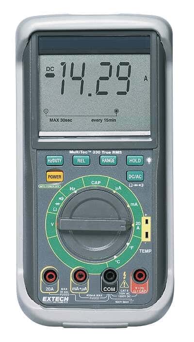 Extech Digital Multimeter with Temperature Measurement from Cole-Parmer