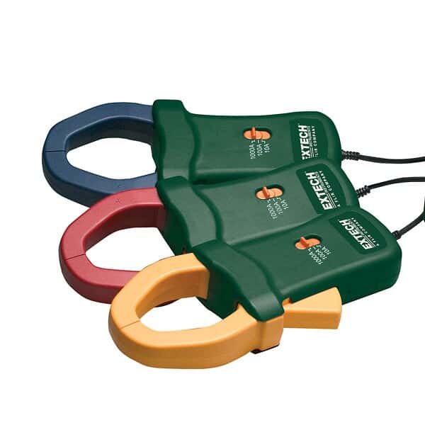 Extech PQ34-30 Current Clamps, 3000 A, set of 3 from Cole-Parmer
