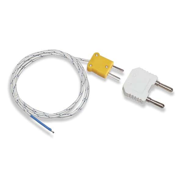 Extech Bead Wire Temperature Probe, Type K, Subminiature with Banana ...