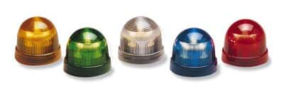 Federal Signal LP2-024A- Low-profile incandescent light, amber; bullet ...