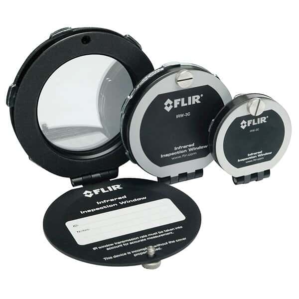 Flir IRW-2C Infrared Inspection Window, Aluminum, 2" from Cole-Parmer