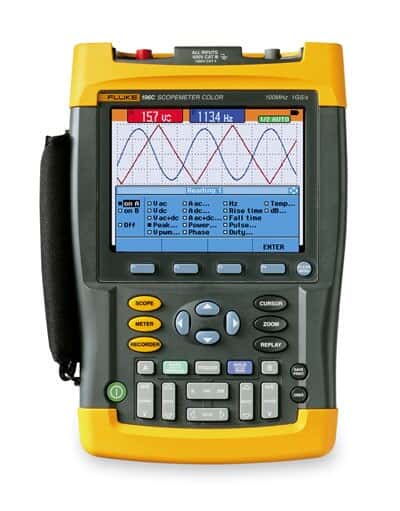 Fluke 192B ScopeMeter with Black & White Display, 60 MHz from Cole-Parmer
