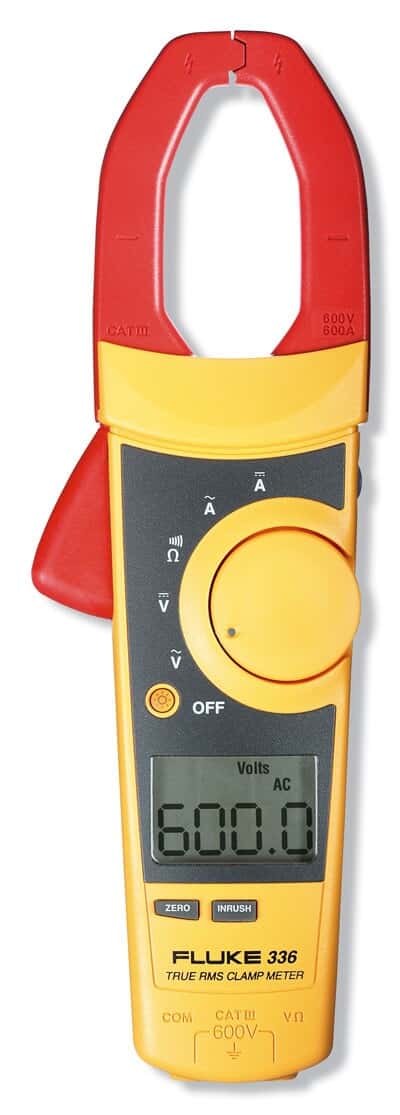 Fluke Electrical Clamp Meter, 600A with backlight from Cole-Parmer