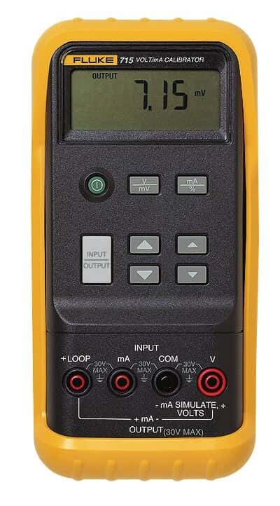 Fluke 715 Volt/mA Calibrator, 24V Supply w/Simultaneous mA Measurement from Cole-Parmer