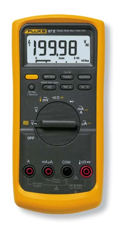 Fluke 87V High Accuracy True-RMS Digital Multimeter Cole-Parmer Canada