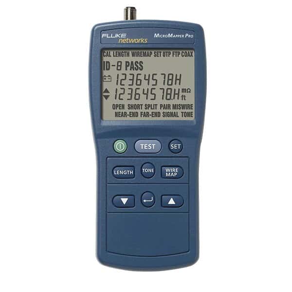 Fluke Networks MMP-50 2827954 Micromapper Pro VDV Cable Tester from ...